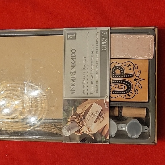 Inkadinkado | Party Supplies | Wine Bottle Bag Kit | Poshmark